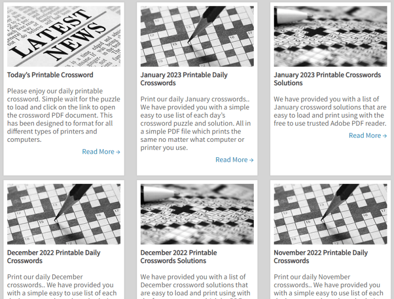 15 Best Word Search & Crossword Puzzle Sites – Fisher Huntz